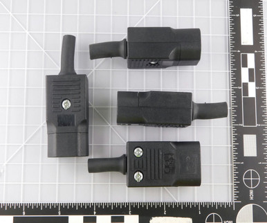 Lot of 28 BULGIN PX0686 IEC MAINS CONNECTOR C14 type, male, cable ...