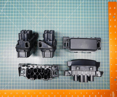 Lot of 10 GEP PDM-T2CC1 PDM- Side mount with insert, (2) maxi ISO relay ...