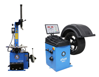 ATLAS TC229 + WB49-2 Rim Clamp Tire Changer/Wheel Balancer Combo 6 ...