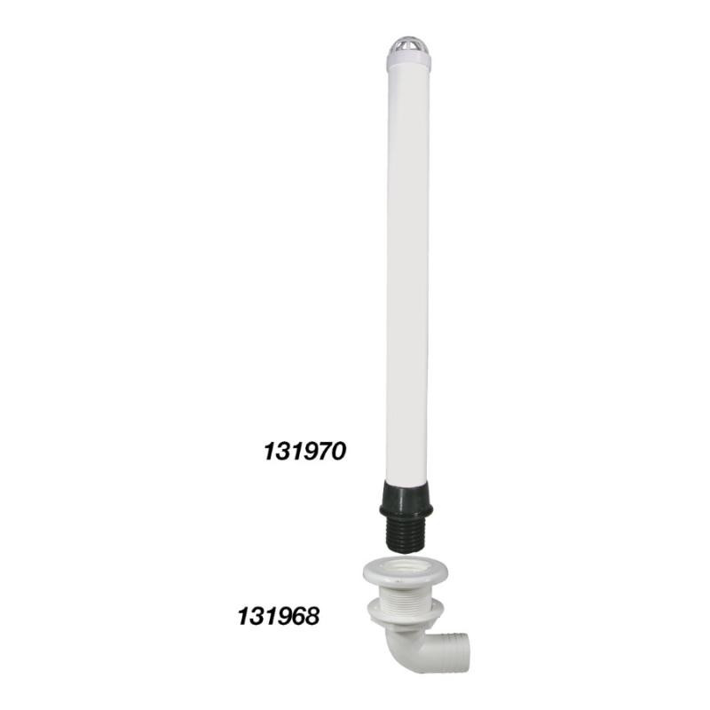 Overflow Drain with Strainer - Straight Mount (131779) | The Boat Warehouse
