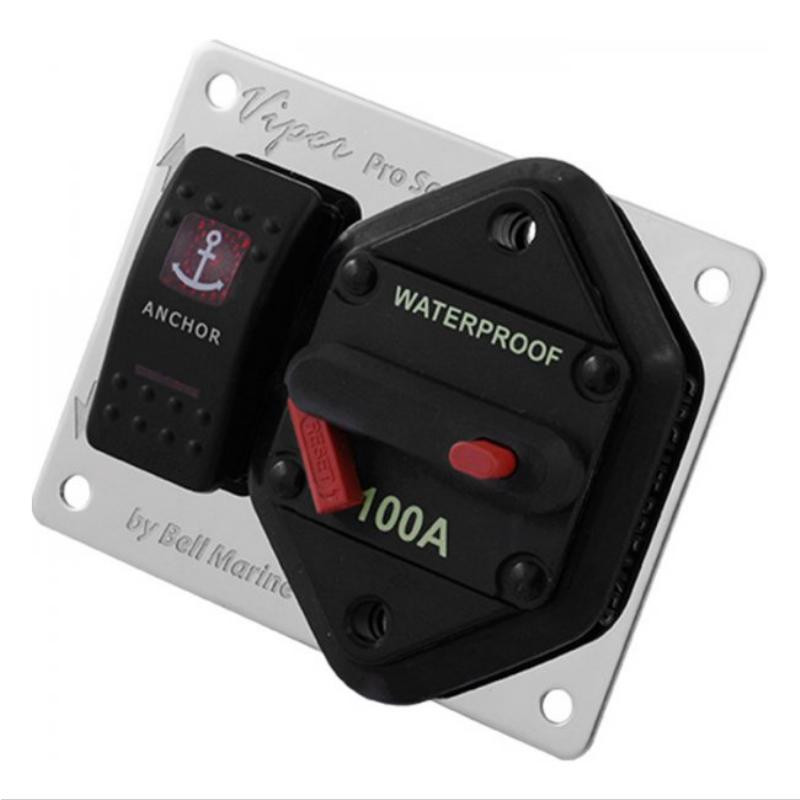 Viper Pro Series LED Anchor Switch Circuit Breaker + Stainless Steel ...