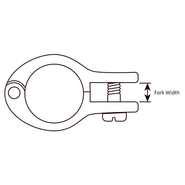 Stainless Steel Rail Clamp | Boat Warehouse Australia