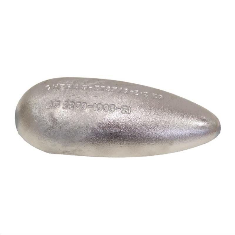 Zinc Tear Drop Anode With Stud | Boat Warehouse Australia