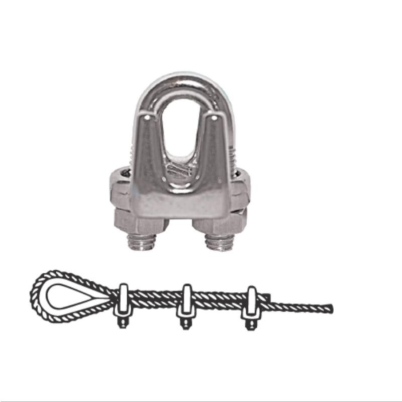 Sinox Marine Wire Rope Grips - Stainless Steel (RWB2502 RWB2503 RWB2504 ...