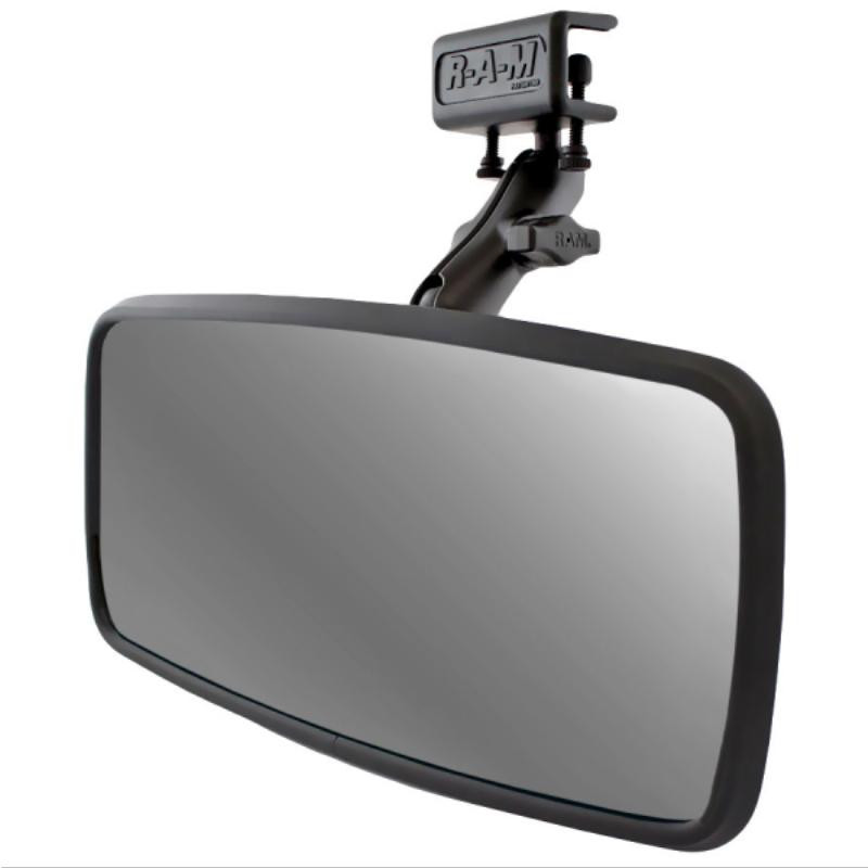 RAM Mounts Mirror with Glare Shield Clamp Base (B-126) | The Boat Warehouse