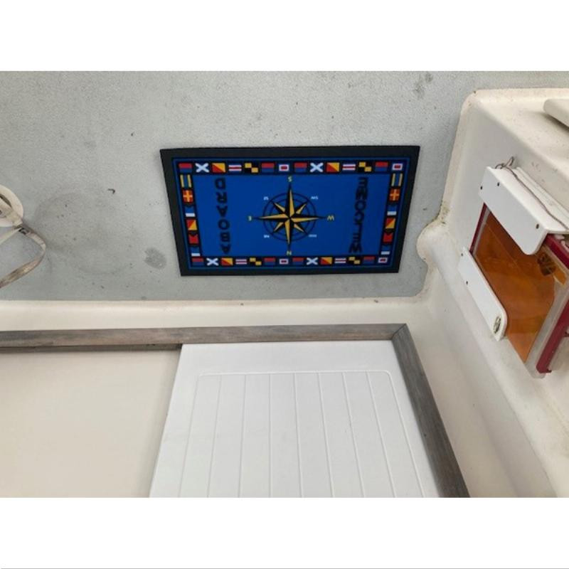 Compass Rose Rectangle Doormat (15002) | Boat Warehouse Australia