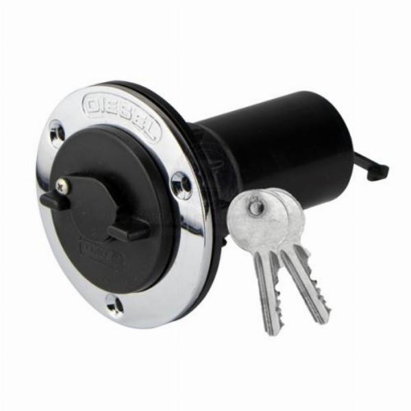 Perko Chromed Bronze Lockable Diesel Cap 38mm (29678) | Boat Warehouse ...