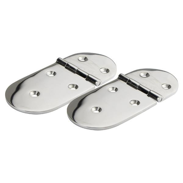 Hinge Cast 316 S/S - Oval (Pair) (299194) | Boat Warehouse Australia