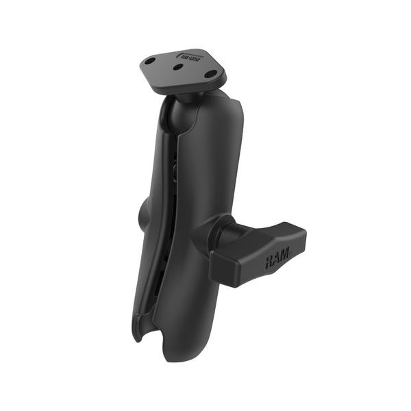 RAM Mounts Double Socket Arm with Single Diamond Plate (103-238U ...