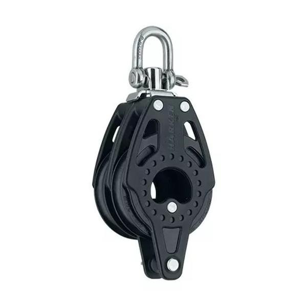 Harken 75mm Double Block - Swivel, Becket (2663) | Boat Warehouse Australia