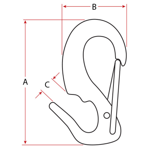 Stainless Steel Sail Hanks - 304 Grade | Boat Warehouse Australia