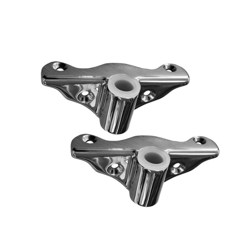 Angled Stainless Steel Rowlock Sockets | Boat Warehouse Australia