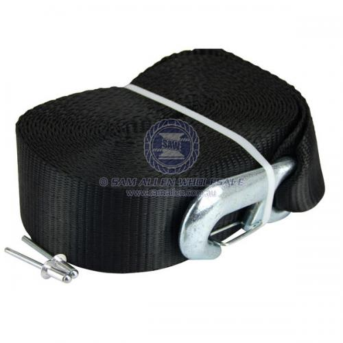 Winch Webbing With Hook | Boat Warehouse Australia