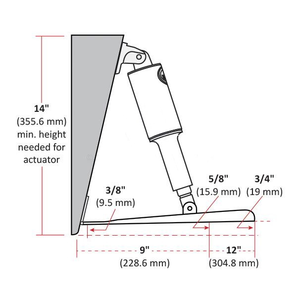 Lenco Electro Polished Trim Tab Kits - Standard Mount | Boat ...