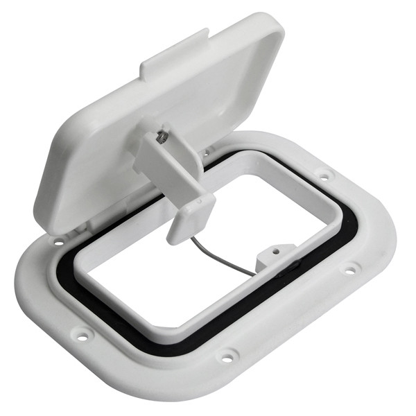 Nylon Scupper with Spring - White | Boat Warehouse Australia