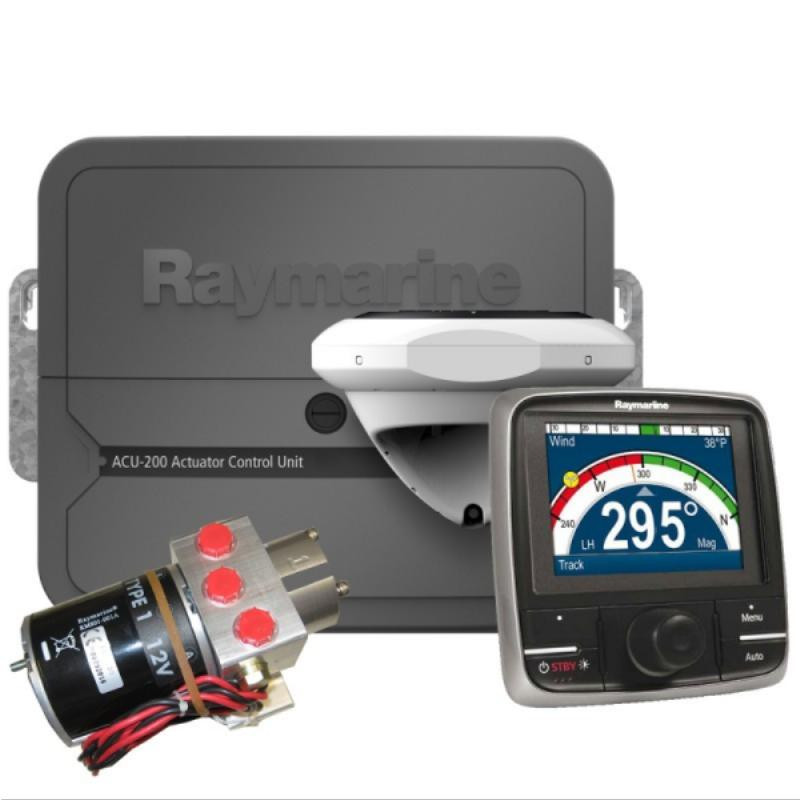 Raymarine Evolution Hydraulic Pilot with p70Rs Control Head, ACU-150 ...