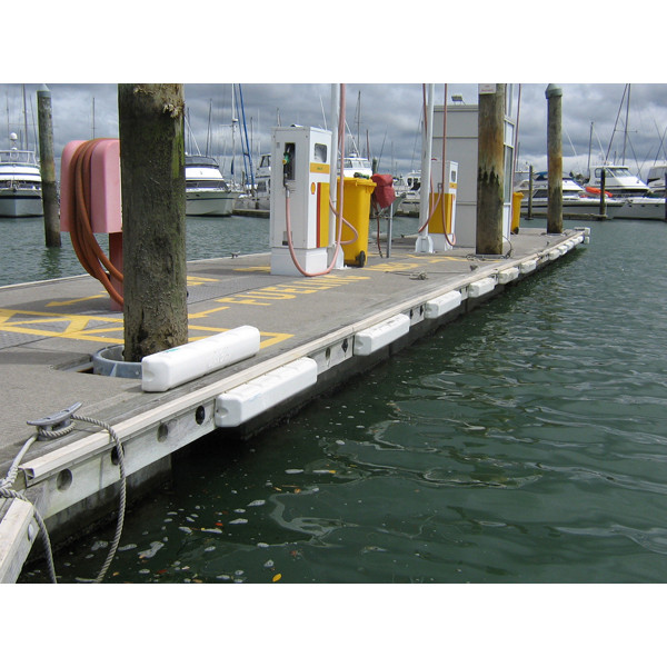 Supafend Black / Blue Tip Boat Fenders | Boat Warehouse