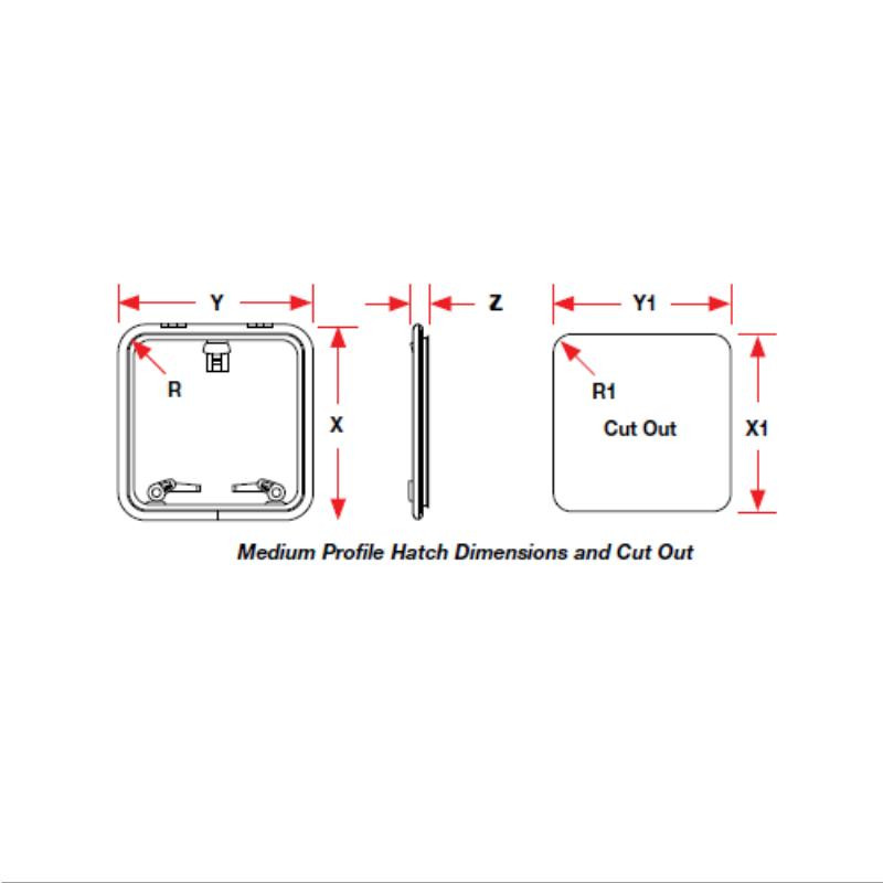 Lewmar Retro-Fit Telescopic Hatch Stay (172150) | The Boat Warehouse