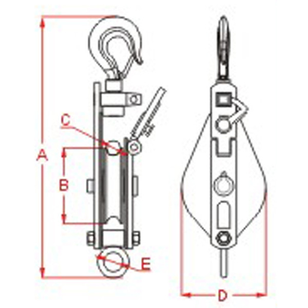 Rigging Accessories - Pulley & Sheaves - The Boat Warehouse