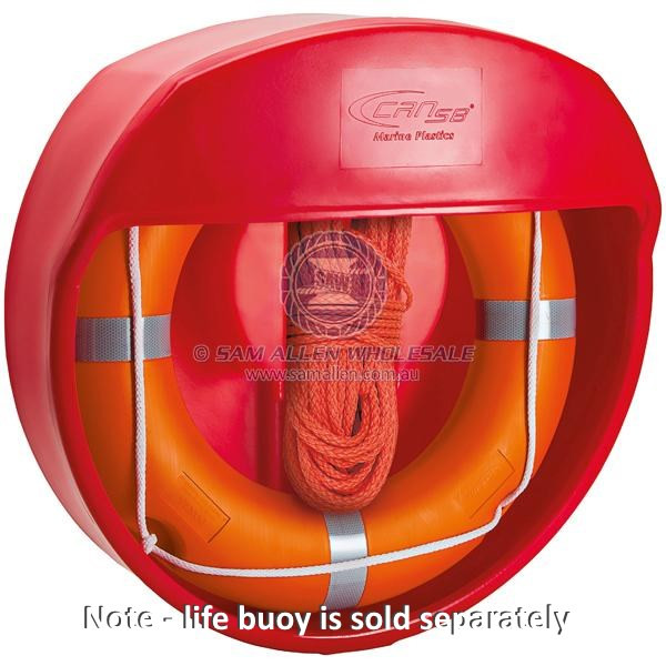 Lifebuoy Cabinet with Cover & Rope (RRLB3030) | The Boat Warehouse