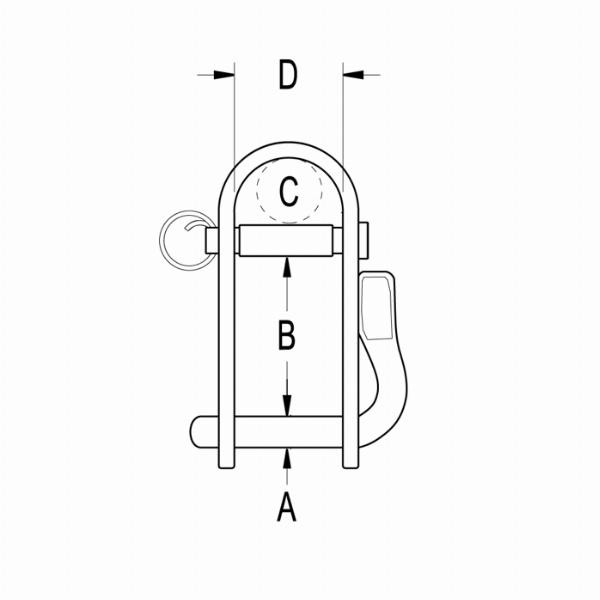 Ronstan Shackle Pulley (RFRF2422) | Boat Warehouse Australia