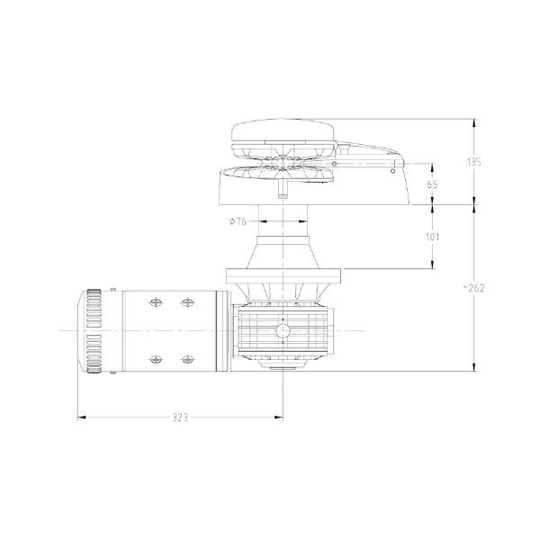 Muir Vertical Anchor Windlass - Storm VR600 - 12V (F101003) | Boat ...