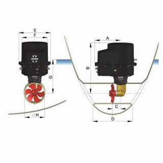 Vetus Standard Electric Bow Thrusters (BOW4012 BOW4512D BOW5512D ...