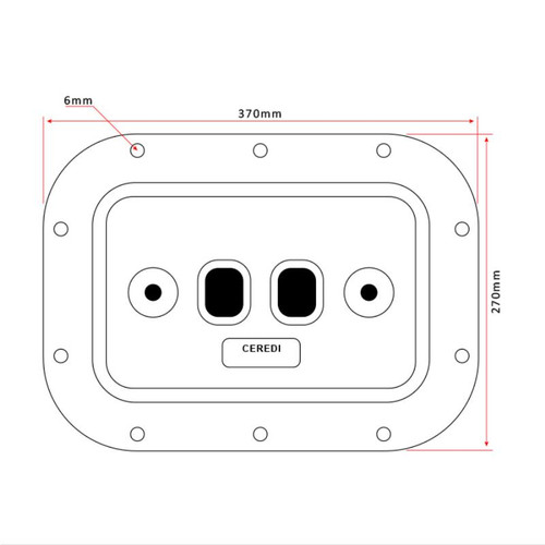 Ceredi Heavy Duty Access Hatch - Acetal Plastic (36140 36142 36144 ...
