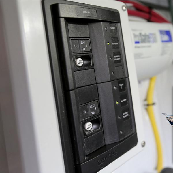 Blue Sea A-Series ELCI Main Circuit Breaker - Double Pole 120V AC 30A ...