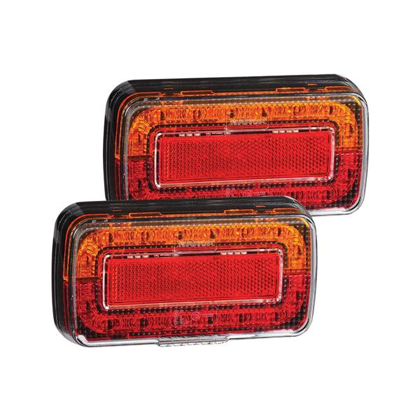 LED Trailer Lights Plug n Play Kit Slimline (547117) | Boat Warehouse ...