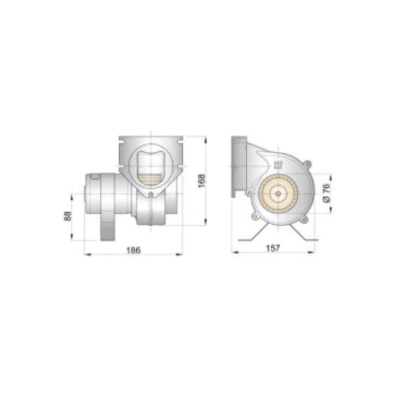 VETUS Extraction Ventilator 76mm (VENT7612A VENT7624A) | Boat Warehouse ...