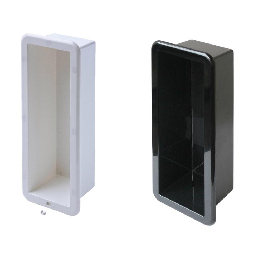 Nuova Rade Recessed Boxes with Hinged Door - White, Open (RWB5133 ...