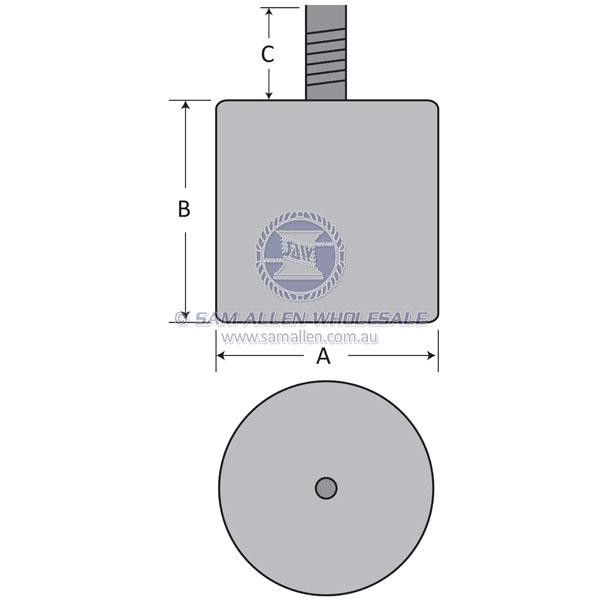 Zinc Condenser Anodes | Boat Warehouse Australia