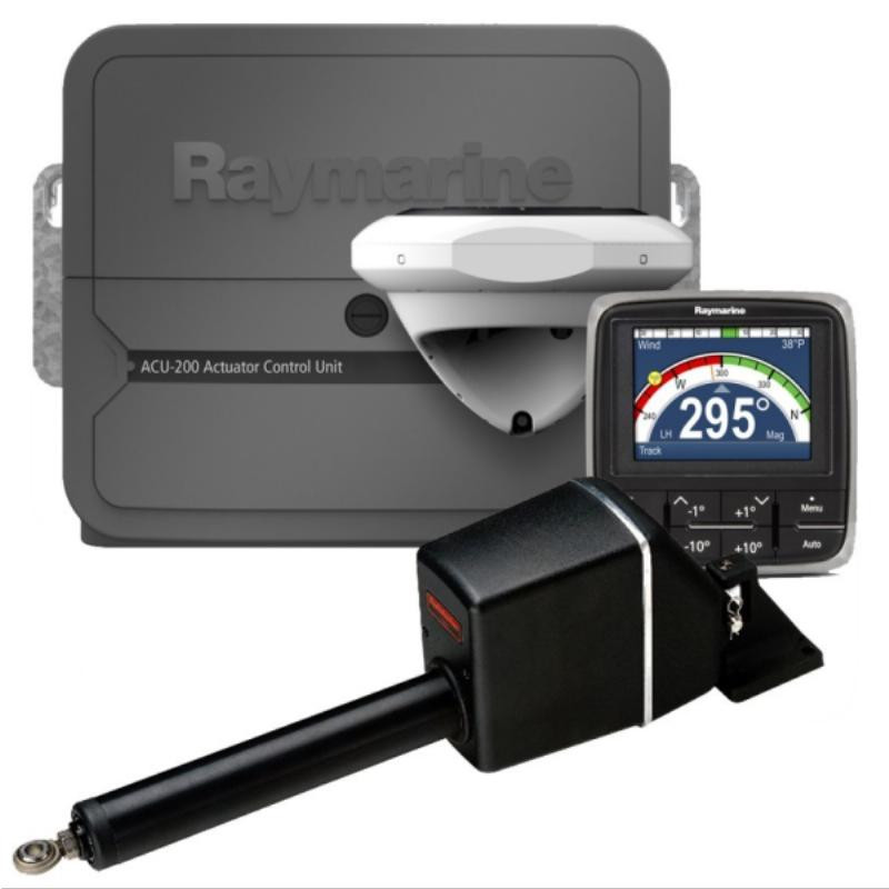 Raymarine Evolution Autopilot with p70s Control Head, ACU-200, EV1 ...