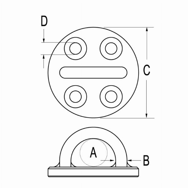 Rigging Accessories - Pad Eyes - Page 1 - The Boat Warehouse