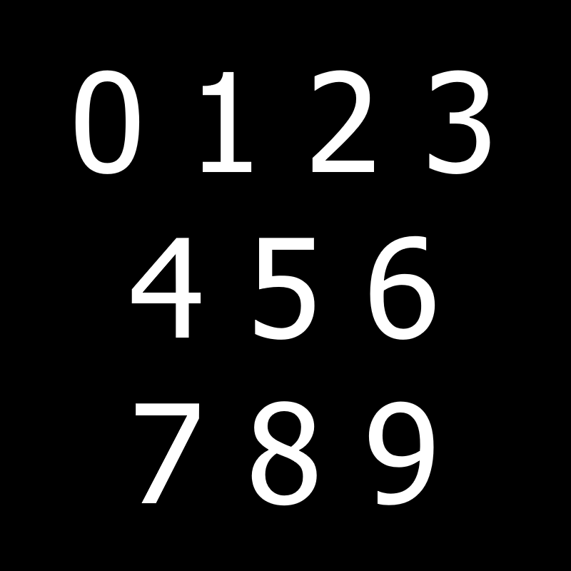 BLA 100mm Registration Numbers - White (Pair) (1960400WP 1960401WP ...