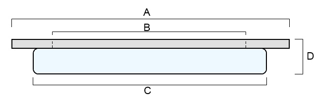Davey Bronze Deck Light Prism - Round
