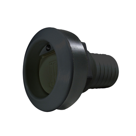 Thru-Hull Plastic Scupper - Soft Rubber Flap (192481) | The Boat Warehouse