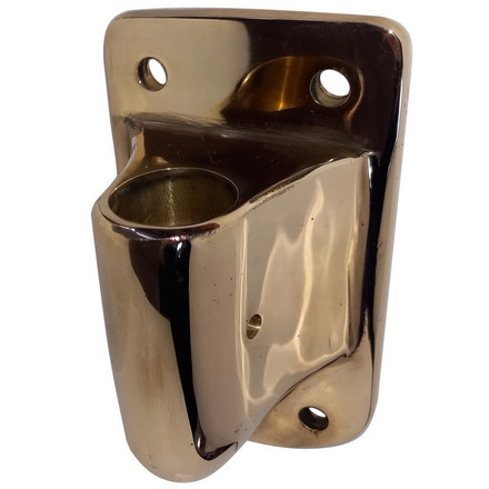 Bronze Stanchion Base - Side Mount (027615) | The Boat Warehouse
