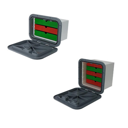 Ceredi Europa Hatch With Drawers - Grey (38502 38503) | The Boat Warehouse