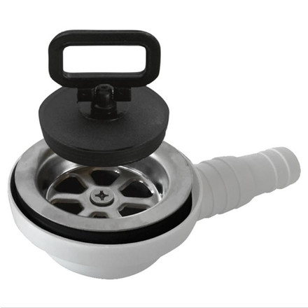 Sink Spare Waste with Cap - 90 Degree (50733) | The Boat Warehouse