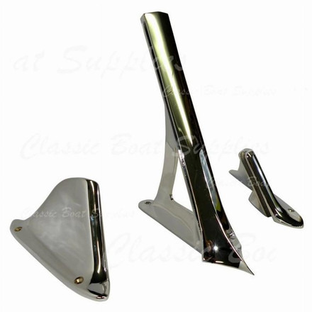 Chromed Bronze Windscreen Bracket (023700 023701) | The Boat Warehouse