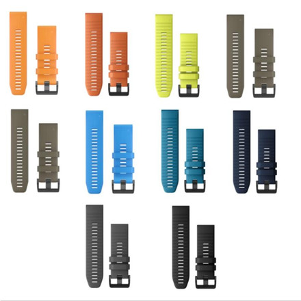 QuickFit 26 Silicone Watch Bands (010-12741-02 010-12741-03 010-12741 ...