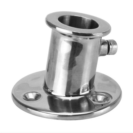 Stainless Steel Flag Pole Socket (56750) | Boat Warehouse Australia