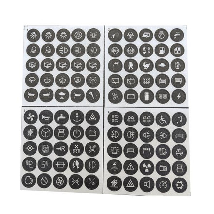 Viper Elite Backlit Switch Label Stickers (90202) | Boat Warehouse ...