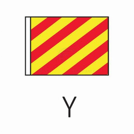 Code Flag 'Y' (37141-Y 37140-Y) | Boat Warehouse Australia