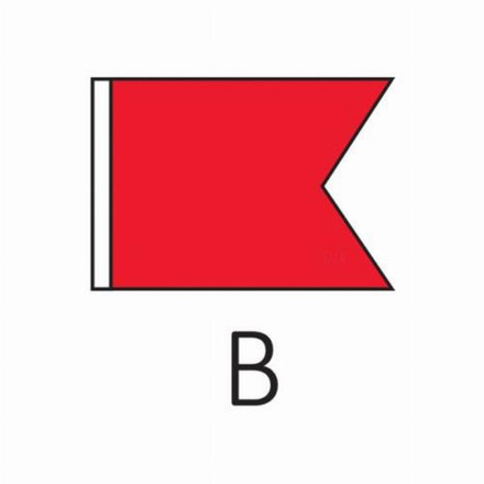 Code Flag 'B' (37141-B 37140-B) | Boat Warehouse Australia