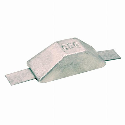 CAA Zinc Weld / Bolt-On Anode CDQ-209 (CDZ2-52-15S) | Boat Warehouse ...