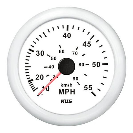 KUS Speedometer - (55MPH/90KPH) - White (KY18303) | Boat Warehouse ...