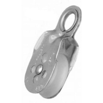 Riley Rope Pulley Block 28mm x 9.5mm Delrin Sheave in Stainless Steel ...